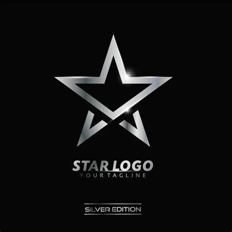 Silver Star Vector Art Stock Images Depositphotos