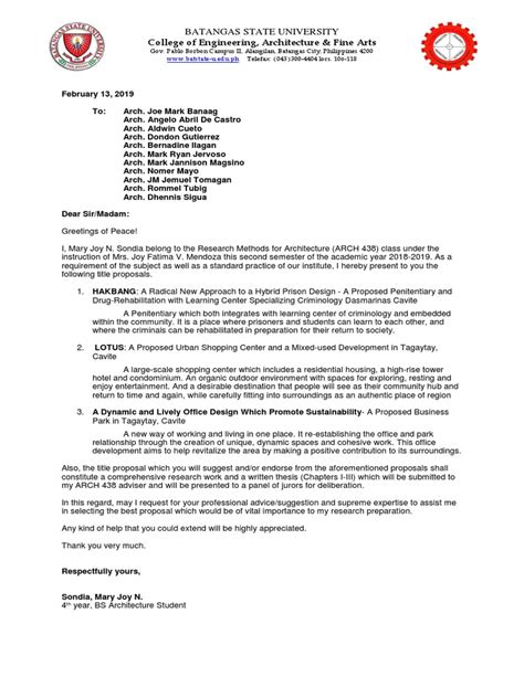 Sample Letter Of Thesis Pdf Thesis