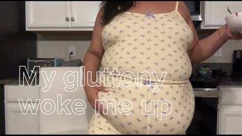 My Greedy Belly Woke Me Up And Made Me Stuff Myself Nadyas Clip Store