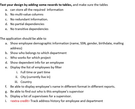 Solved Read Eerd Below And Map The Entities And Their