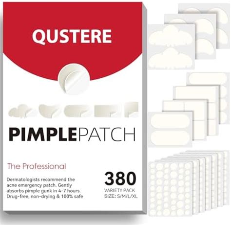 Large Pimple Patches For Face Hydrocolloid Acne Patches Variety Shapes Zit Covers