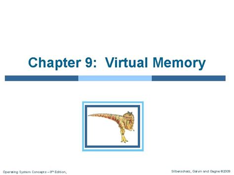 Chapter Virtual Memory Operating System Concepts