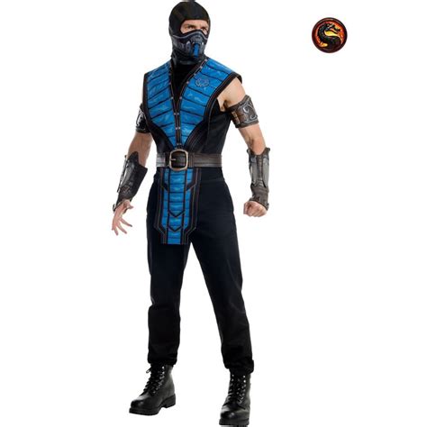 Mens Mortal Kombat Sub Zero Adult Costume