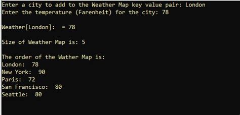 c script map container key value pairs user input to add key value pair to map container