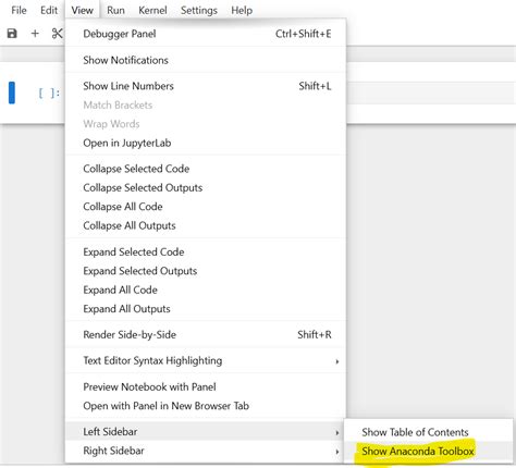How Can I Remove Anaconda Toolbox Side Bar General Jupyter Community Forum