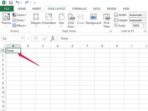 How To Create A Weekly 24 Hour Calendar With Excel Techwalla