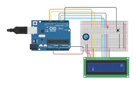 circuit design lcd screen game tinkercad