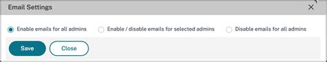 Email Settings Citrix Application Delivery Management Service