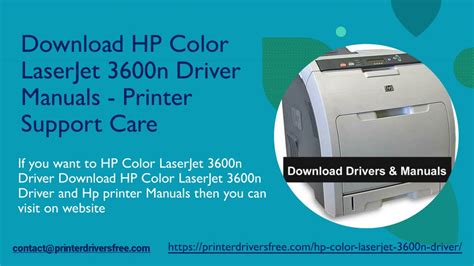 Ppt Download Hp Color Laserjet 3600n Driver Manuals Printer Support