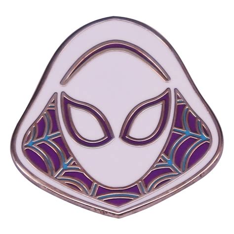 Spider Gwen Gwen Stacey Head Enamel Pin Distinct Pins