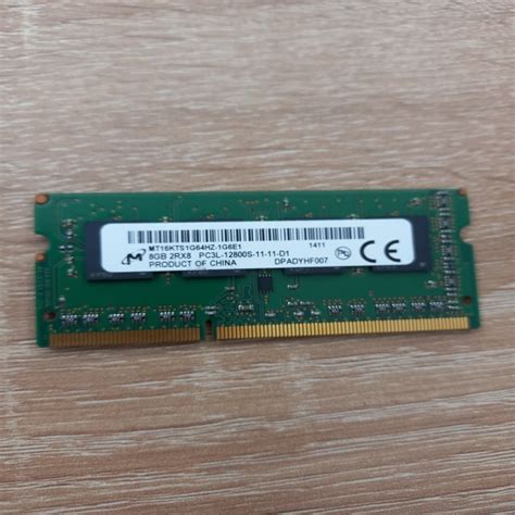 Ram Laptop Ddr3l 8gb 1600mhz