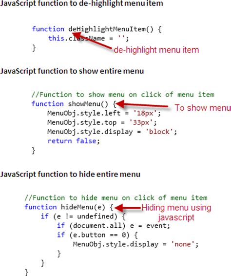 Menus In C