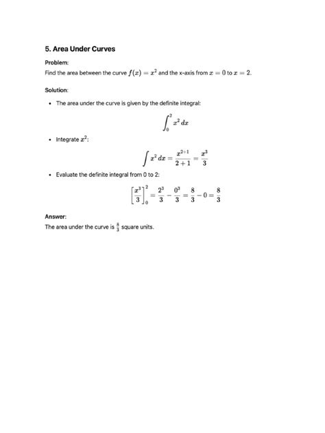 key calc q5 area under curves pdf