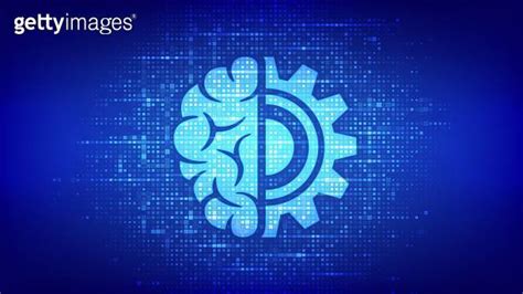 Machine Learning Icon Made With Binary Code Ai Artificial Intelligence