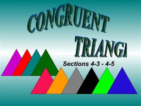Proving Triangles Congruent Sss Sas Asa Ppt