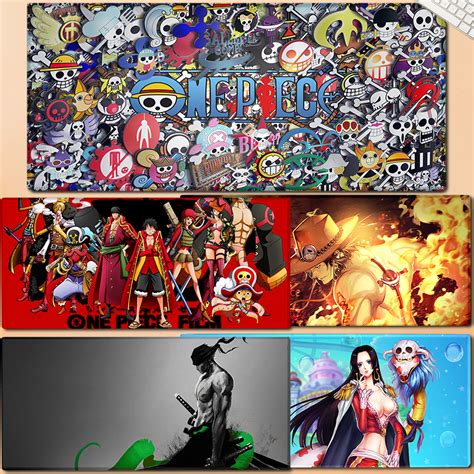 Ready Stock Computer Mouse Pad Anime 50 Kinds One Piece Large Size
