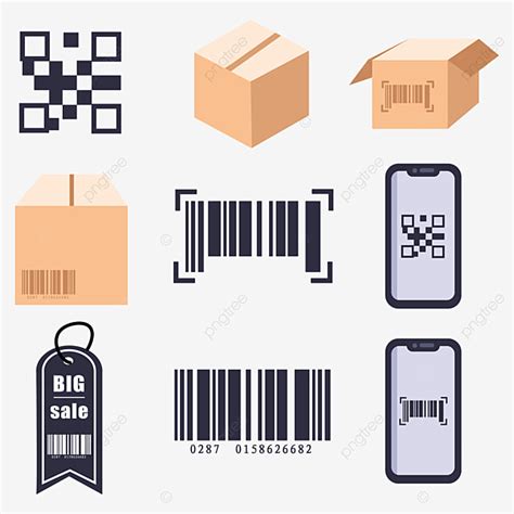 정교하고 Qr 코드 스캔 디자인 벡터 재료 바코드 일러스트 정교하고 Qr 코드 스캔 디자인 벡터 재료 컴퓨터 스캔 코드 정보 Png 일러스트 및 벡터 에 대한 무료