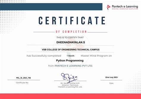 Dheenadhayalan S On Linkedin Internship Python Programminglanguage