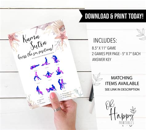 Bachelorette Game Guess The Sex Positions Mermaid Etsy