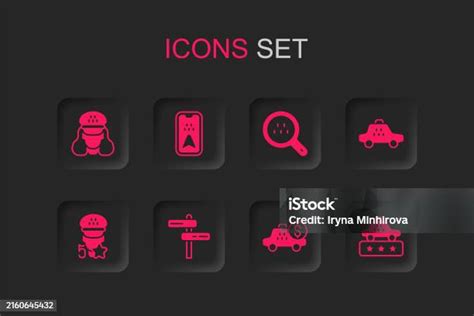 도로 교통 표지판 도시지도 인포 그래픽 택시 운전사 택시 미터 장치 자동차 서비스 등급 검색 택시 및 아이콘을 설정합니다 벡터 1위에 대한 스톡 벡터 아트 및 기타 이미지