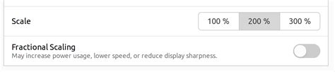 Command Line Fractional Display Scaling Get And Set In Terminal Ask Ubuntu