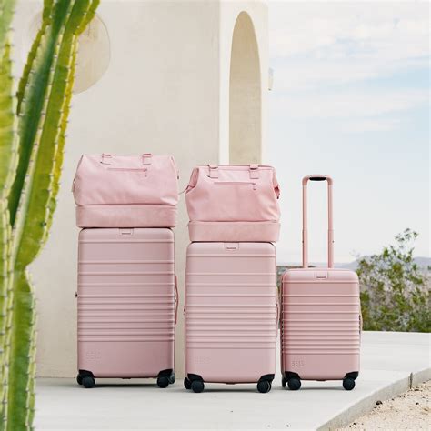 BÉis The Carry On Roller In Atlas Pink Pink Carry On Suitcase