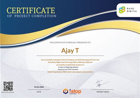 Ajay T On Linkedin Webdevelopment Projectscomplete 1stopinternship