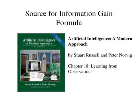 Ppt Source For Information Gain Formula Powerpoint Presentation Free