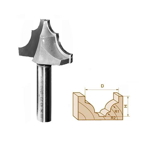 Double Round Over Edging Router Bit 0820m Findbuytool