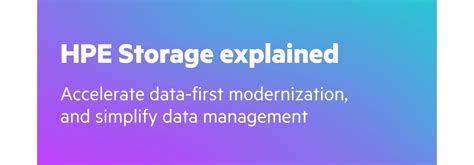 HPE Storage Explained Data Smart Computers