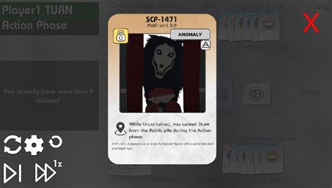 uncontained scp card game digital version by kenomic games
