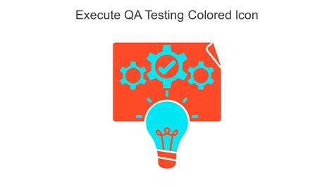 Execute QA Testing Colored Icon In Powerpoint Pptx Png And Editable Eps Format PPT PowerPoint