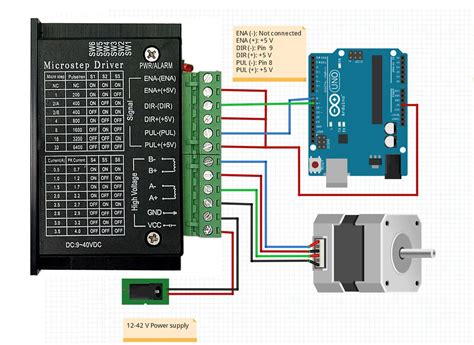 Tb6600 And Arduino Wiring And Demonstration — Curious Scientist