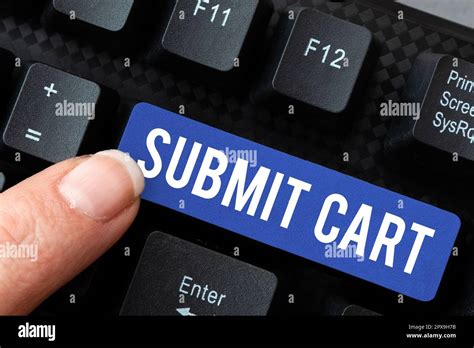 Text Caption Presenting Submit Cart Business Showcase Sending Shopping
