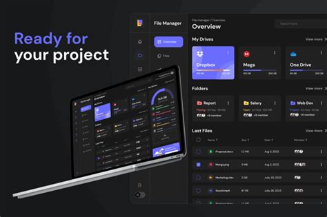 Overdrive Cloud Storage Ui Kit Ux And Ui Kits Websites Ft Ui