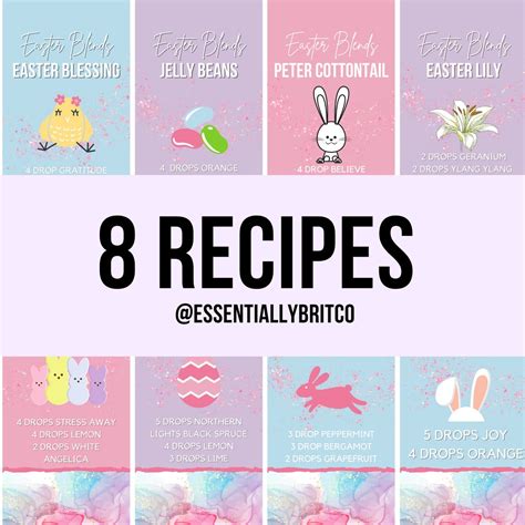 Hoppy Easter Diffuser Recipes For Instagram And Facebook Stories Etsy
