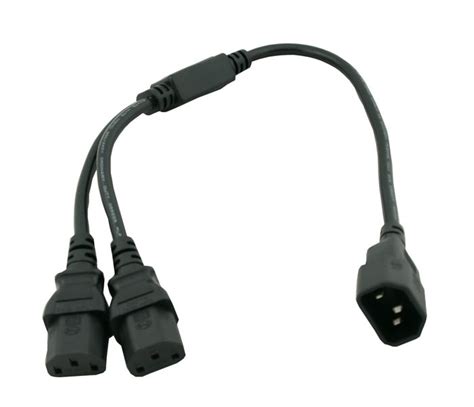 Iec Male To 2 Iec Female Plugs 10m Power Leads