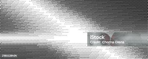 Pixel Pattern Background With Bitmap Texture Retro Arcade Game Gradient Dotted Bg Dither Vector