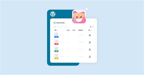 How To Create A Simple File List In Wordpress With Catfolders Document