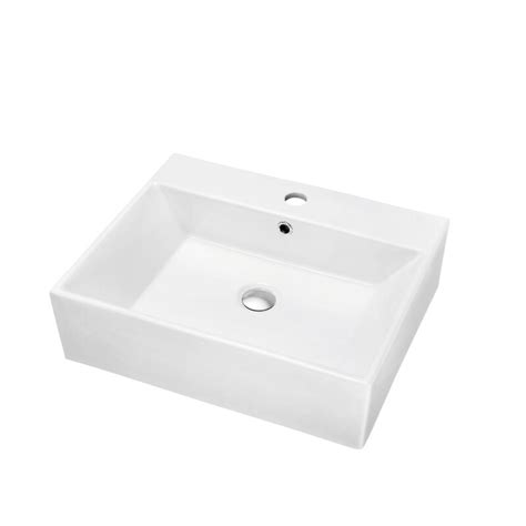 Dawn Usa Ceramic Rectangular Vessel Bathroom Sink With Overflow And Reviews Wayfair
