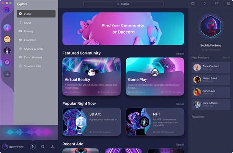 Discord Ui Design Behance