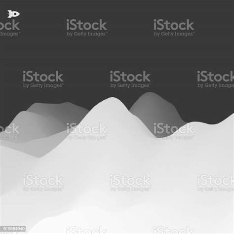 추상 풍경 배경입니다 산악 한 지형 3 차원 벡터 그림입니다 0명에 대한 스톡 벡터 아트 및 기타 이미지 0명 3차원 형태 검은색 Istock