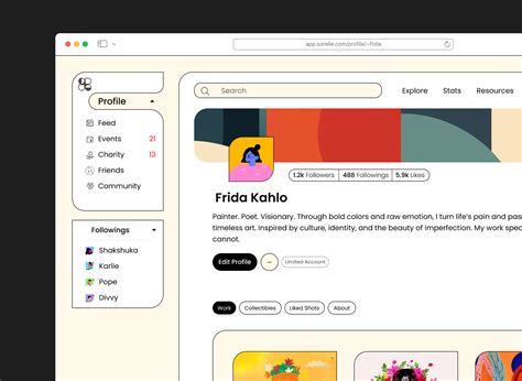 Daily Ui Challenge User Profile Ui Behance