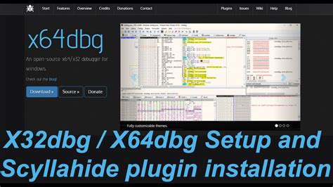 X64dbgx32dbg Setup And Scyllahide Plugin Installation Reverse Engineering 2022 Youtube
