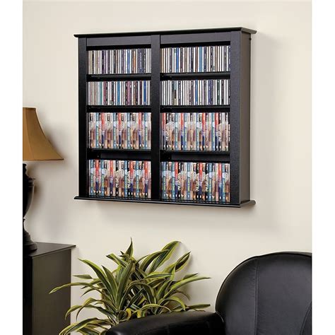 Prepac™ Double Wall Mounted Storage Black Image 1