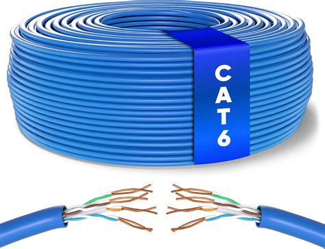 Mr Tronic Cabo Ethernet Cat 6 De 50 M Cabo De Rede Ethernet Lan De
