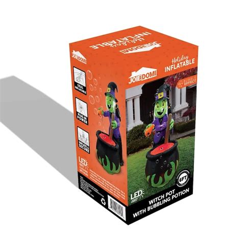 Syncfun 6 Ft Freestanding Lighted Witch Inflatable 31644 At