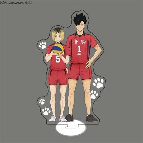Tt Glasses Haikyuu อะนิเมะ Haikyuu อะคริลิค คู่คู่กัน โมเดลฟิกเกอร์