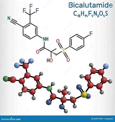 Bicalutamide Molecule It Is Nonsteroidal Anti Androgen For Prostate
