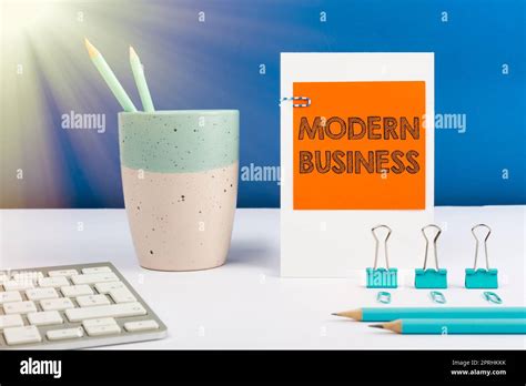 Conceptual Display Modern Businessintroduction To The Philosophy Of Large Corporate Enterprise